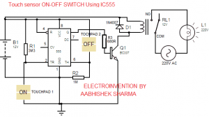 Touch ON-Off switch circuit | 2 awesome circuit s